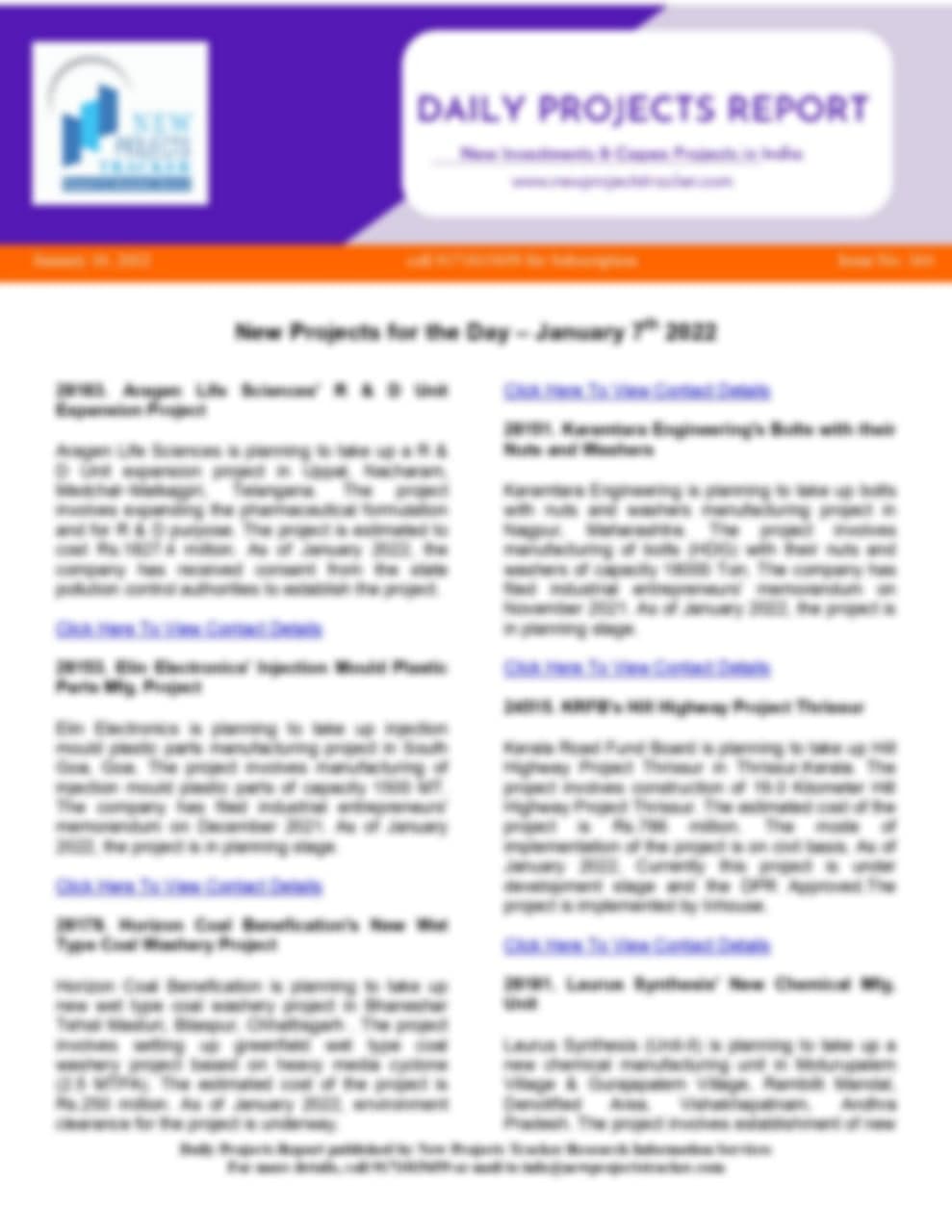 New Projects By Vimla Infrastructure, Sunil Sponge, Narayani Hospital ...